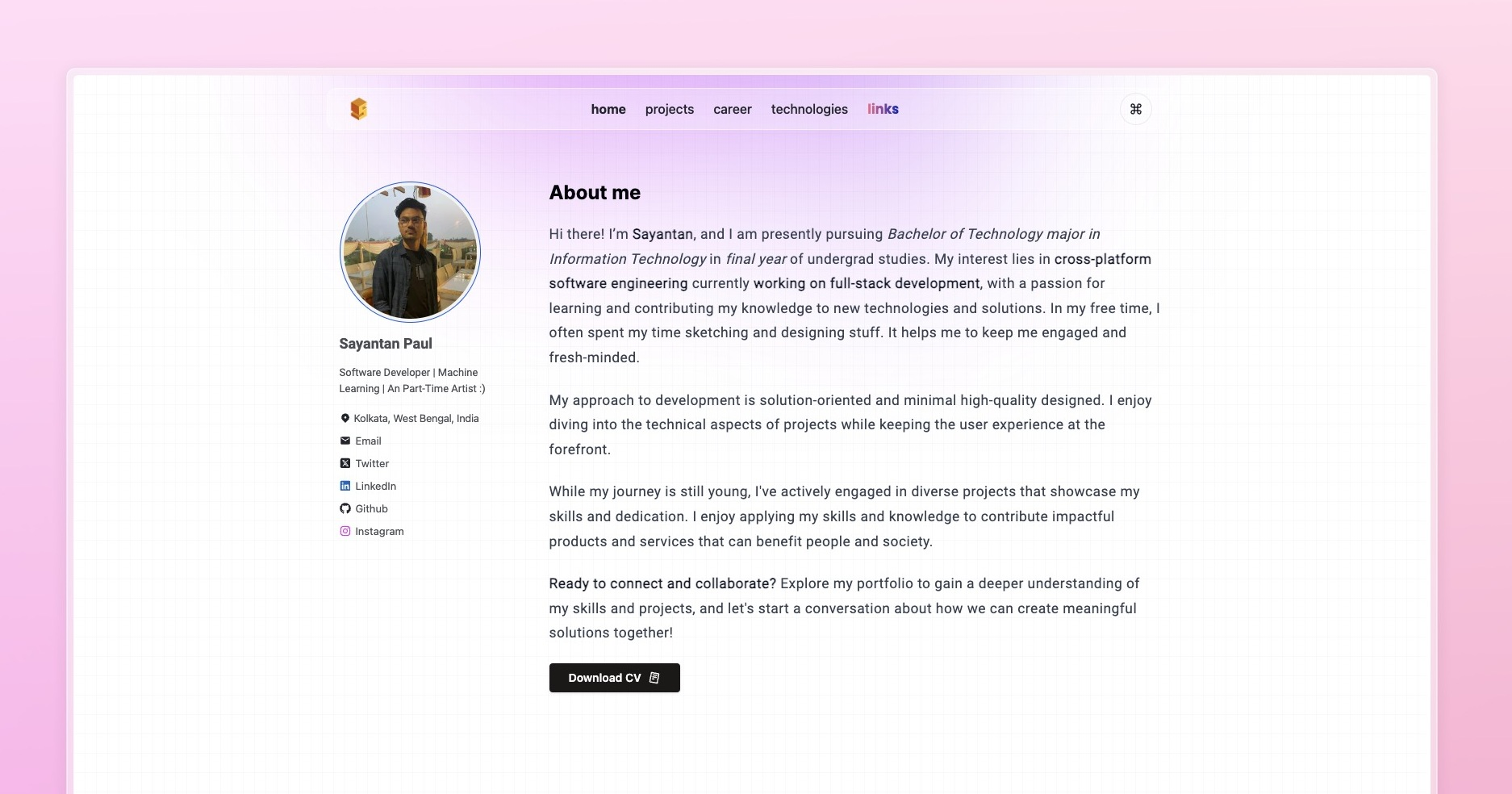 Sayantan Paul | Developer